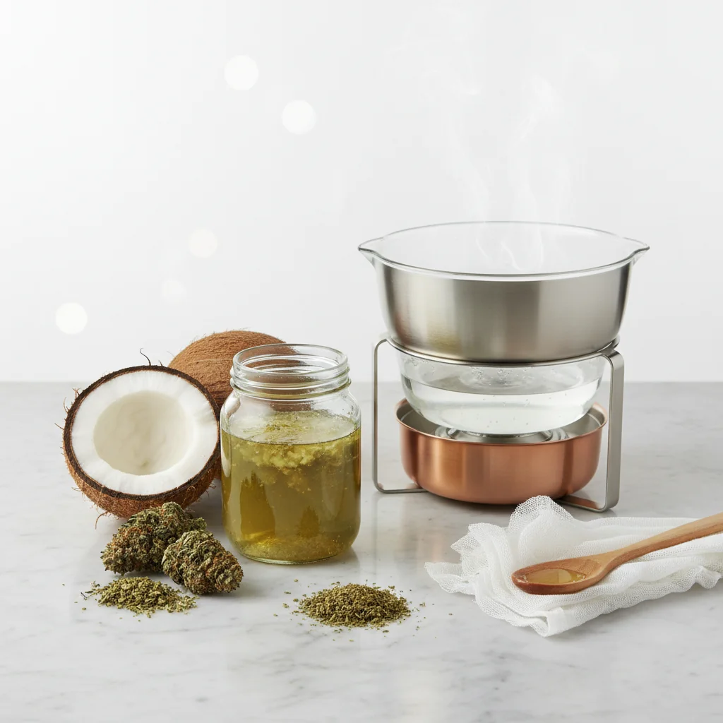 How to Make Cannabis Coconut Oil: Complete Infusion Guide | MunchMakers ...